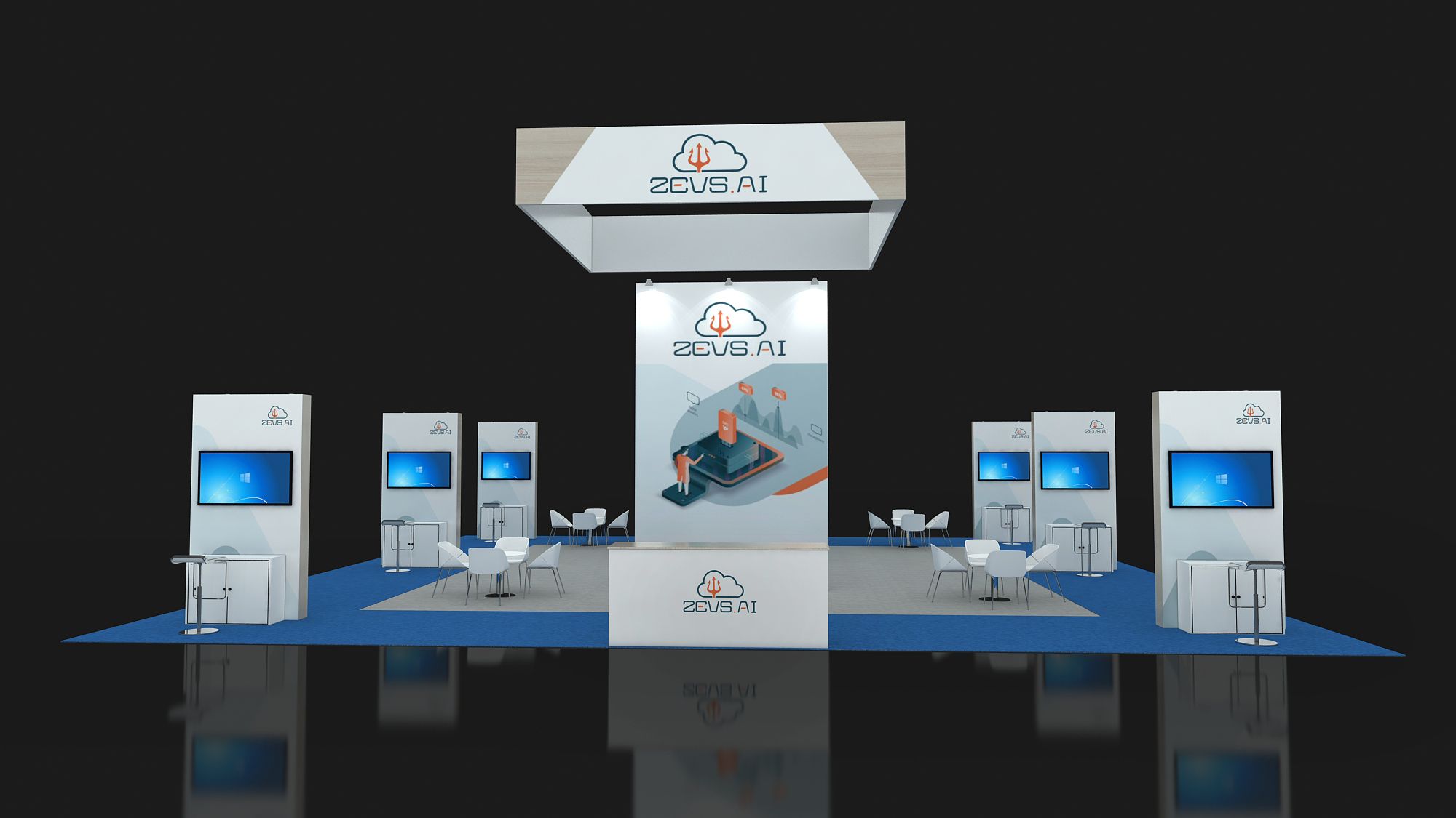 40X50 trade show booth display | 40X50 trade show booth