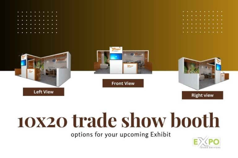 ESS’s 10x20 trade show booth options for your upcoming Exhibit